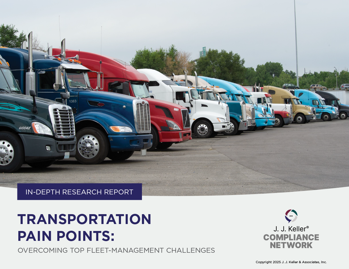 In-Depth Research Report: Transportation Pain Points 2025 | J. J. Keller® Compliance Network